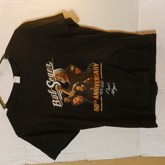 Shirts & Tops | Bob Seger 5th Anniversary 19702020 Signature Shirt ...